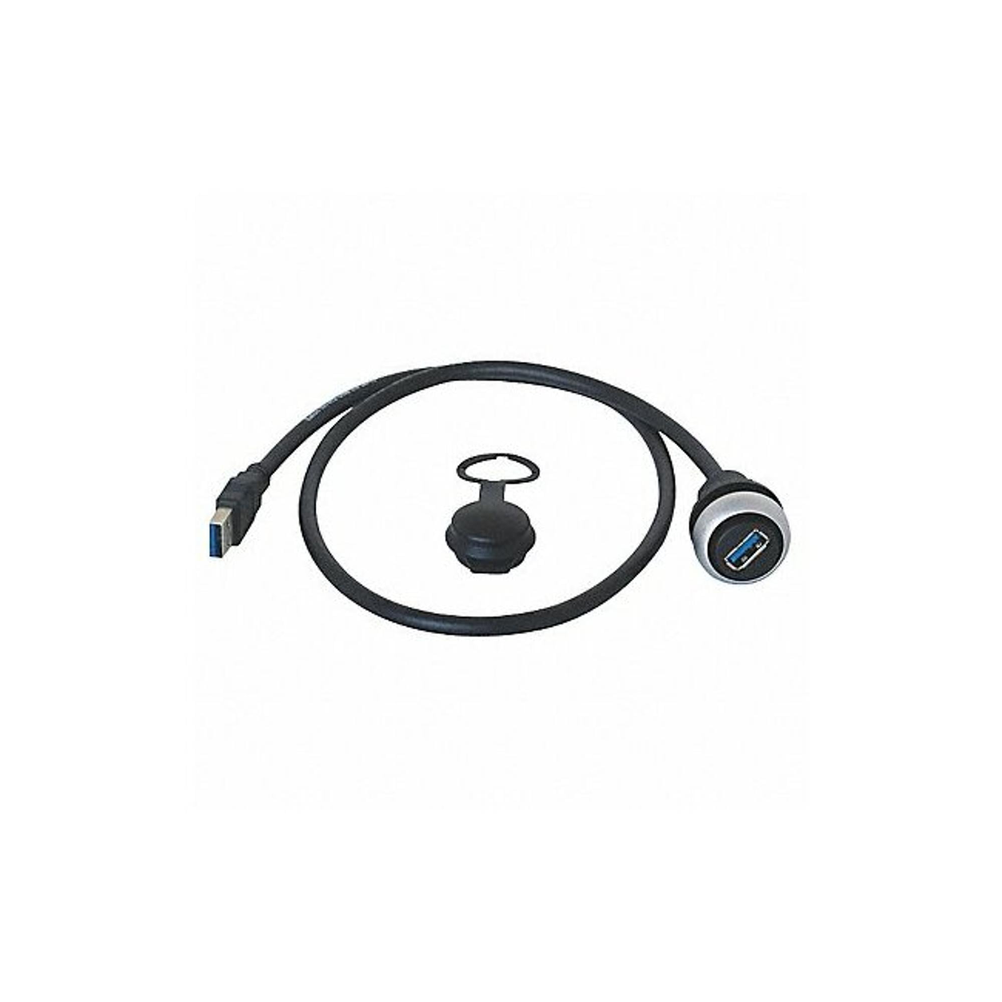 Eaton USB Socket, 22 mm, Metal, Black M22-USB-SA - Walmart.com