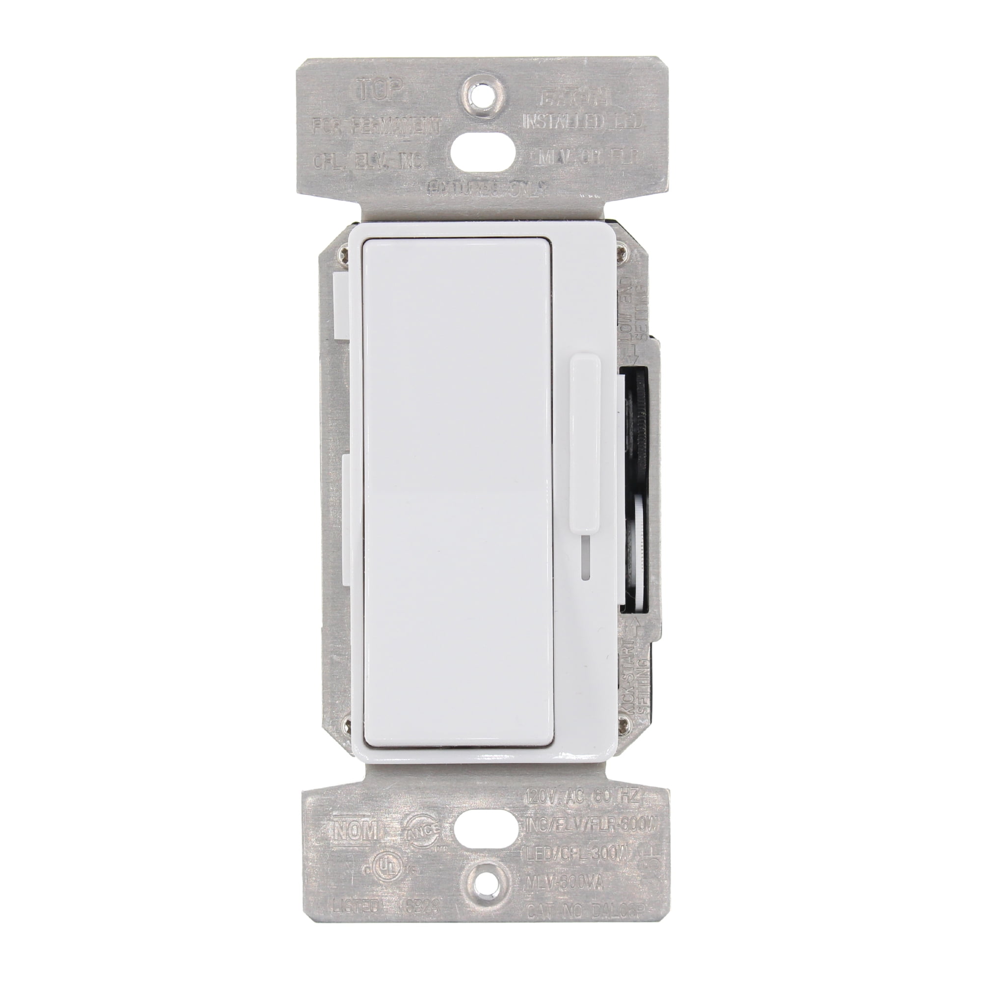 Eaton WBSD-DEC-C1 Decorator Preset Dimmer, All-Load, White, Ivory ...