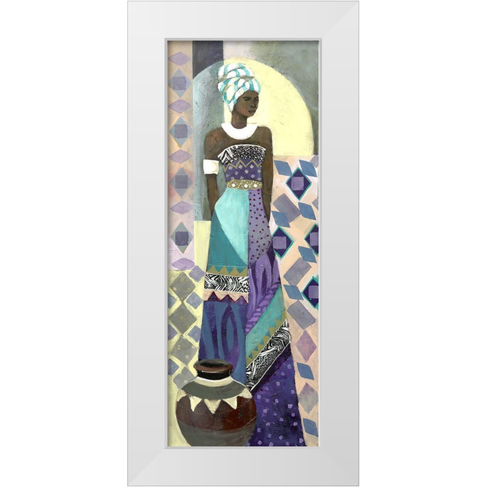 Eaton, Winnie 11x24 White Modern Wood Framed Museum Art Print Titled ...