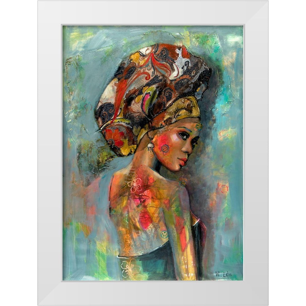 Eaton, Winnie 24x32 White Modern Wood Framed Museum Art Print Titled ...