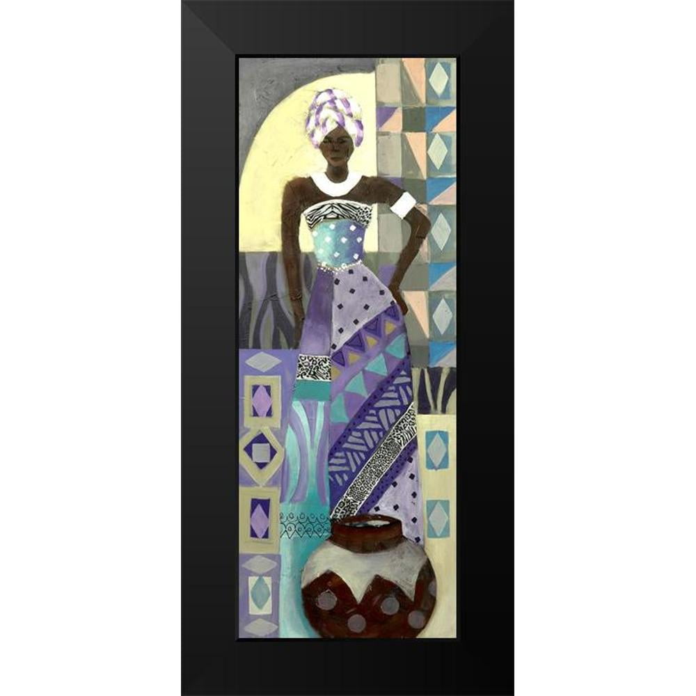 Eaton, Winnie 9x18 Black Modern Framed Museum Art Print Titled - Purple ...