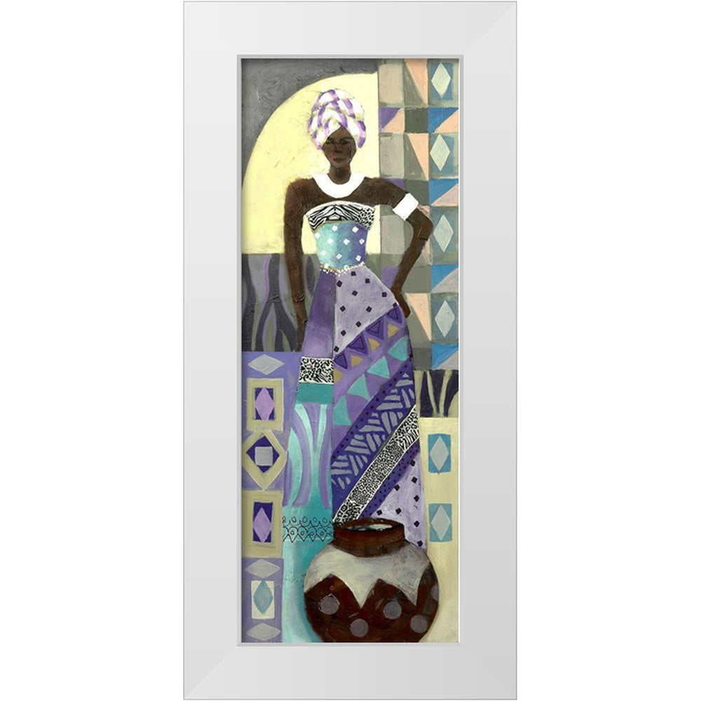 Eaton, Winnie 9x18 White Modern Wood Framed Museum Art Print Titled ...