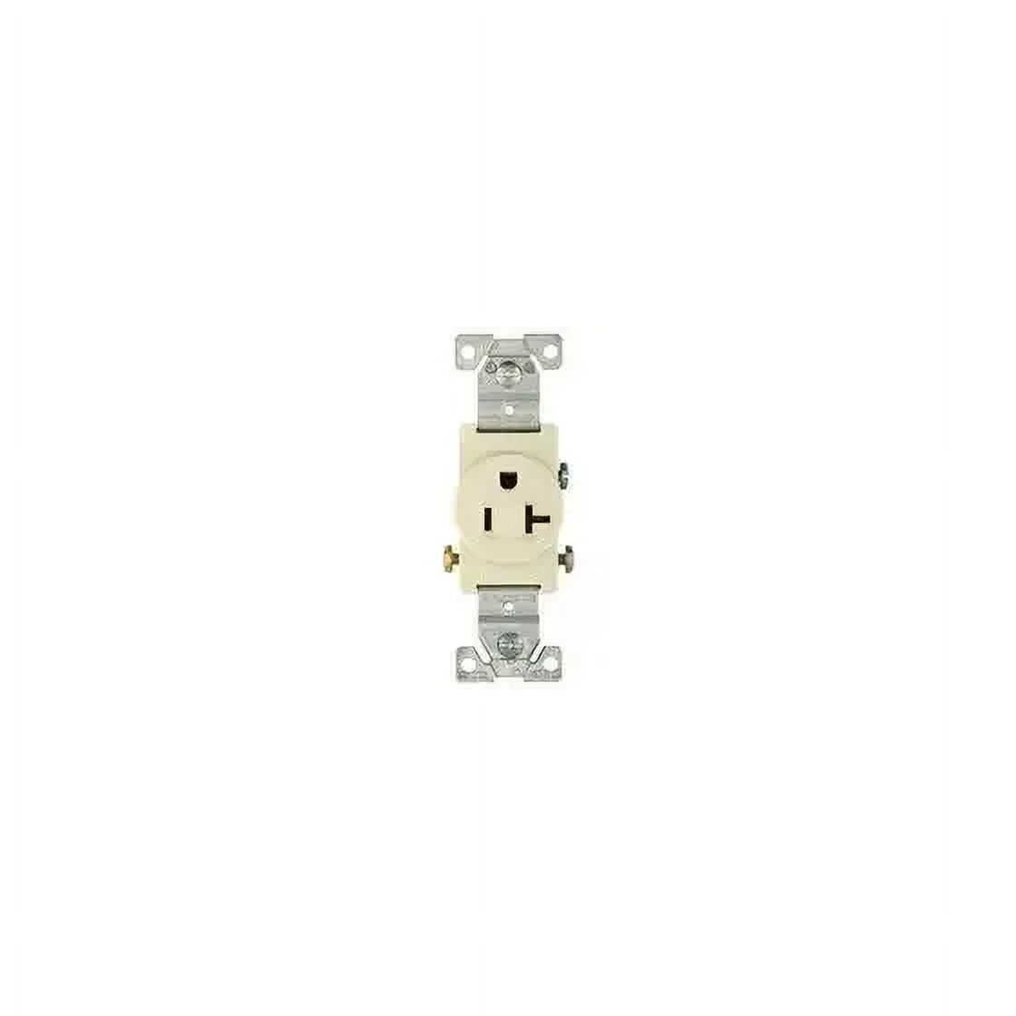 Eaton Wiring Devices 1877LA Single Receptacle, 2 -Pole, 125 Volts ...