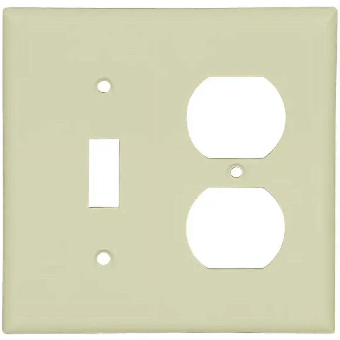 Eaton Wiring Devices 2138V-BOX Combination Duplex Receptacle & Toggle ...