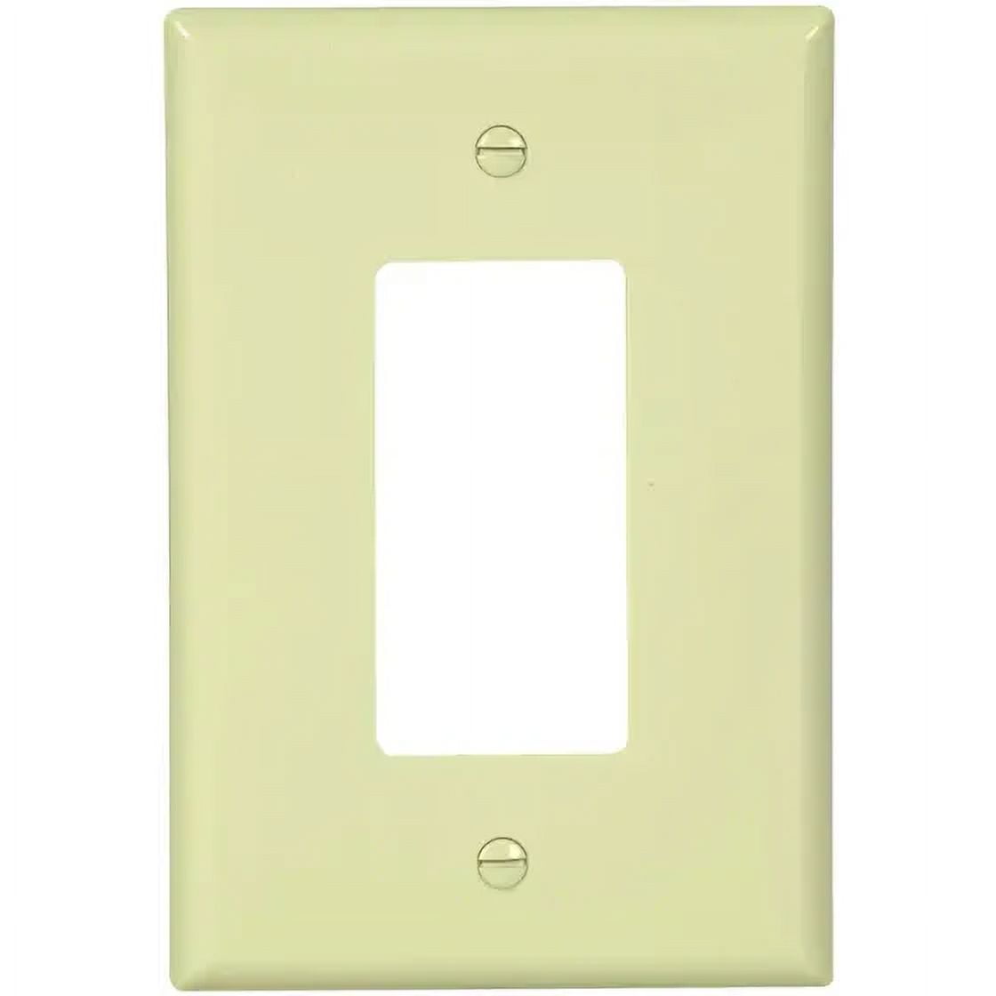 Eaton Wiring Devices 2751V-BOX Oversize Rocker Wall Plate 1 Gang Ivory ...