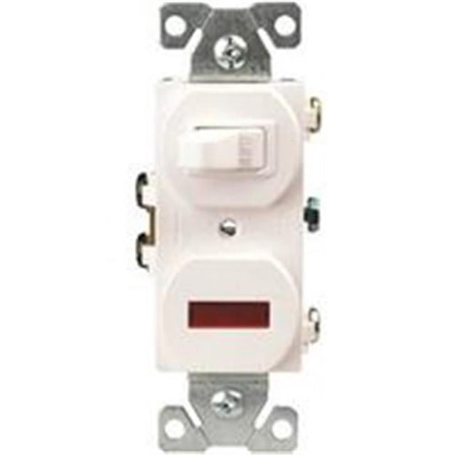 Eaton Wiring Devices 277W-BOX Combination Toggle Switch 120 V Strap ...