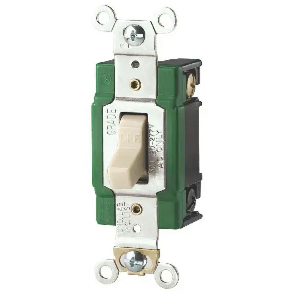 Eaton Wiring Devices 3032V Super Spec 2 Pole 30 Amp Quiet Toggle Switch ...