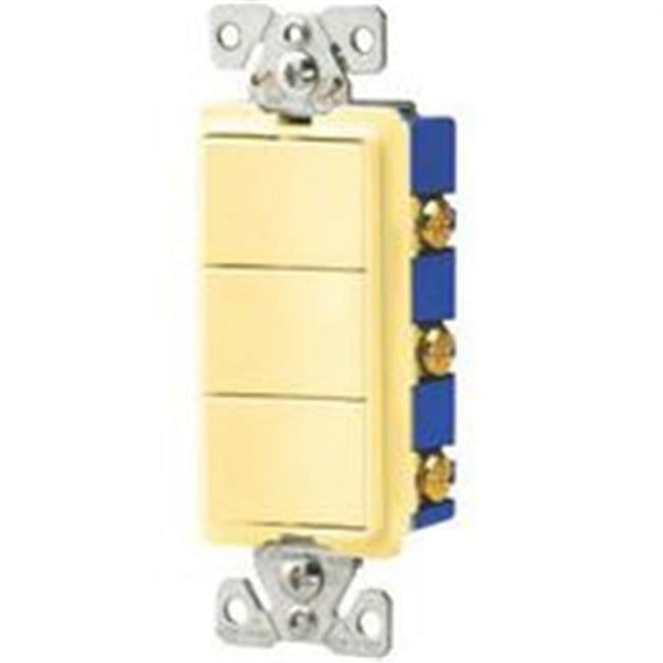 Eaton Wiring Devices 7700 Series 7729V-SP Combination Switch 120/277 V ...