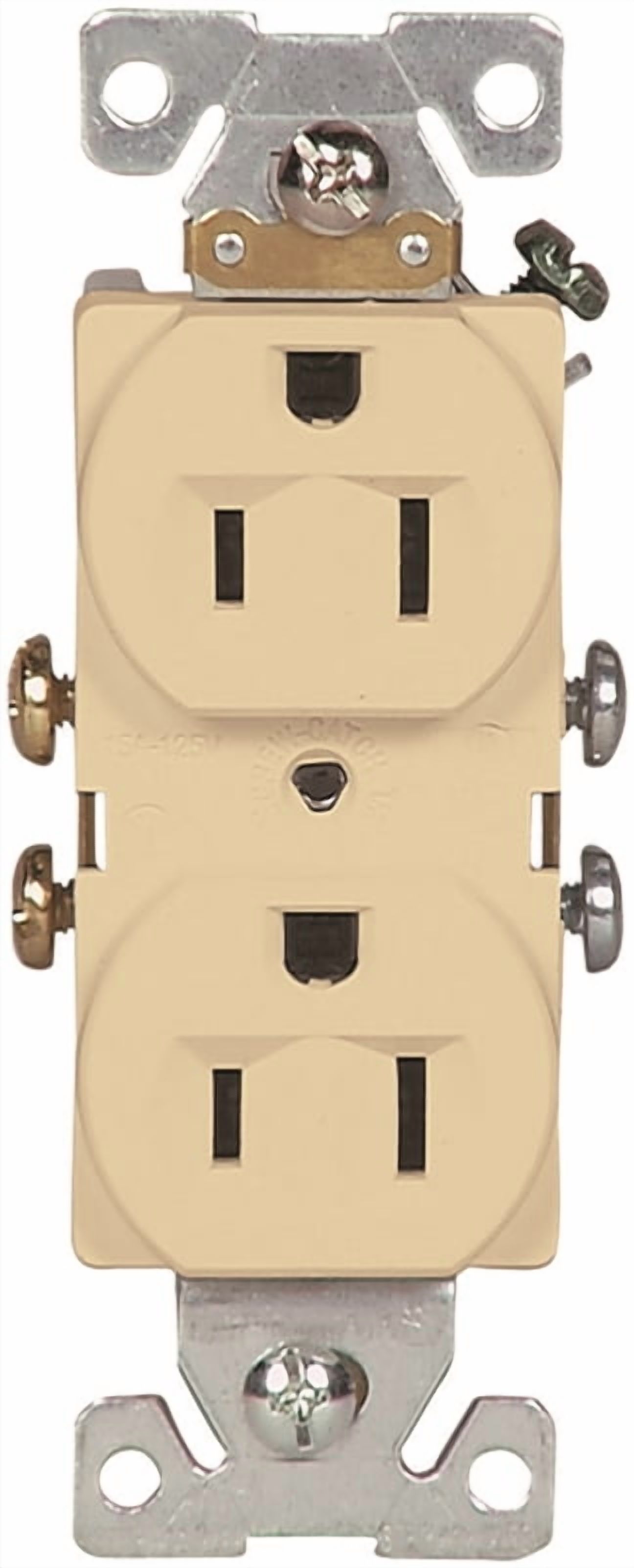 Eaton Wiring Devices 827V-BOX Duplex Receptacle, 2 -Pole, 15 A, 125 V ...