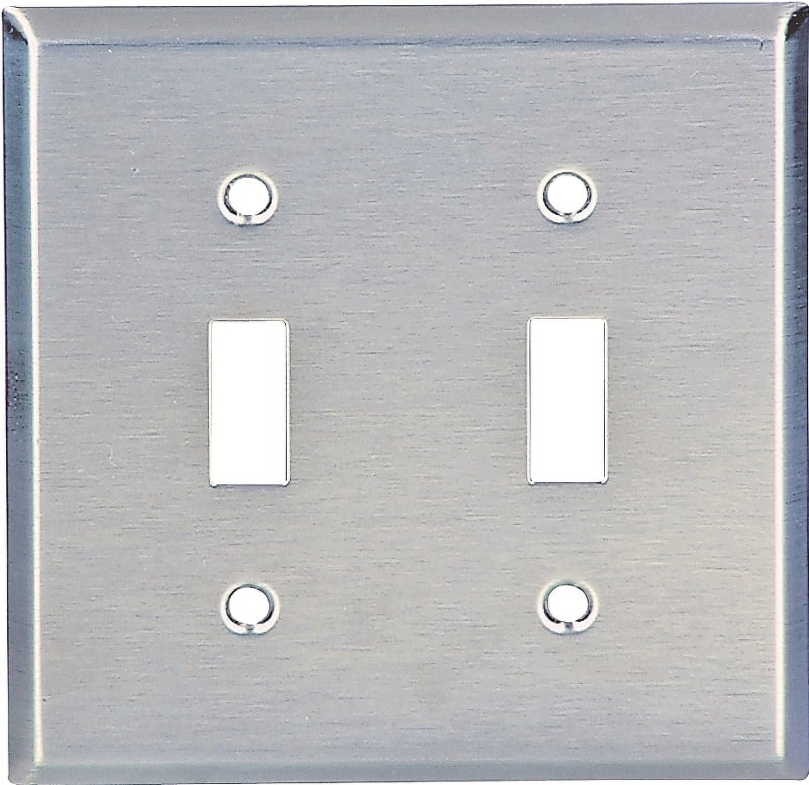 Eaton Wiring Devices 93072-BOX Wallplate, 4-1/2 in L, 4.56 in W, 2 ...
