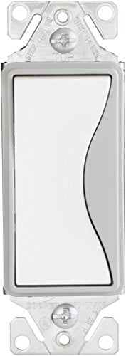 Eaton Wiring Devices Aspire 9501WS Rocker Switch, 15 A, 120/277 V, SPST ...