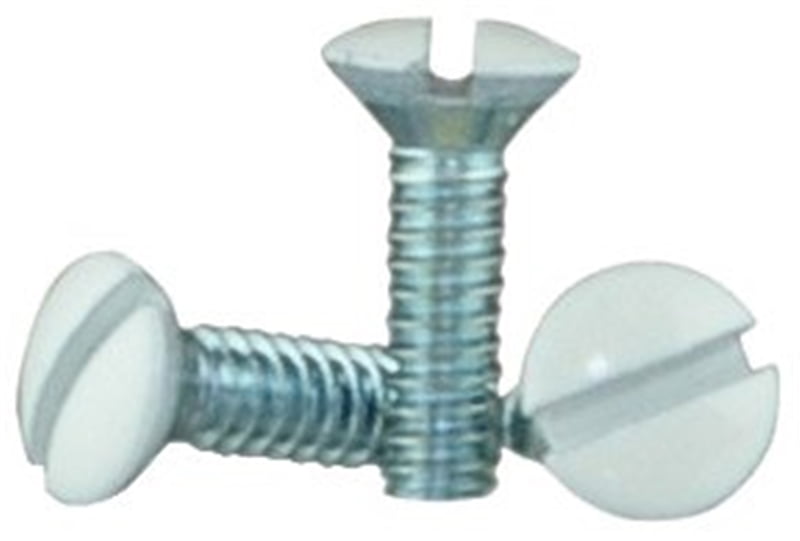 Eaton Wiring Devices BP231W-SP Wallplate Screw, 1/2 in L, Metal ...