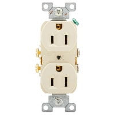 Eaton Wiring Devices CR15LA Duplex Receptacle, 15 A, 2-Pole, 5-15R ...
