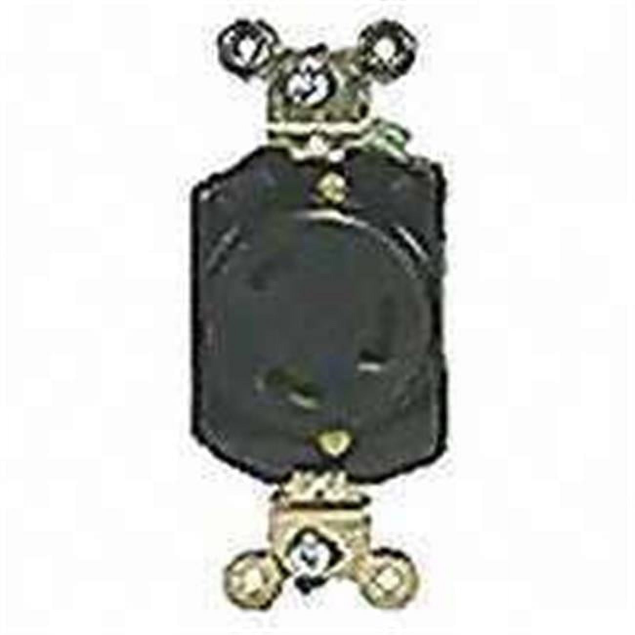 Eaton Wiring Devices L630R Single Receptacle 30 A Black - Walmart.com