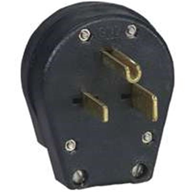 Eaton Wiring Devices S42-SP Electrical Plug, 2 -Pole, 30/50 A, 250 V, NEMA: NEMA 6-30P, 6-50P ...