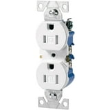Eaton Wiring Devices TR270W-BOX Duplex Receptacle 15 A 2-Pole 5-15R ...