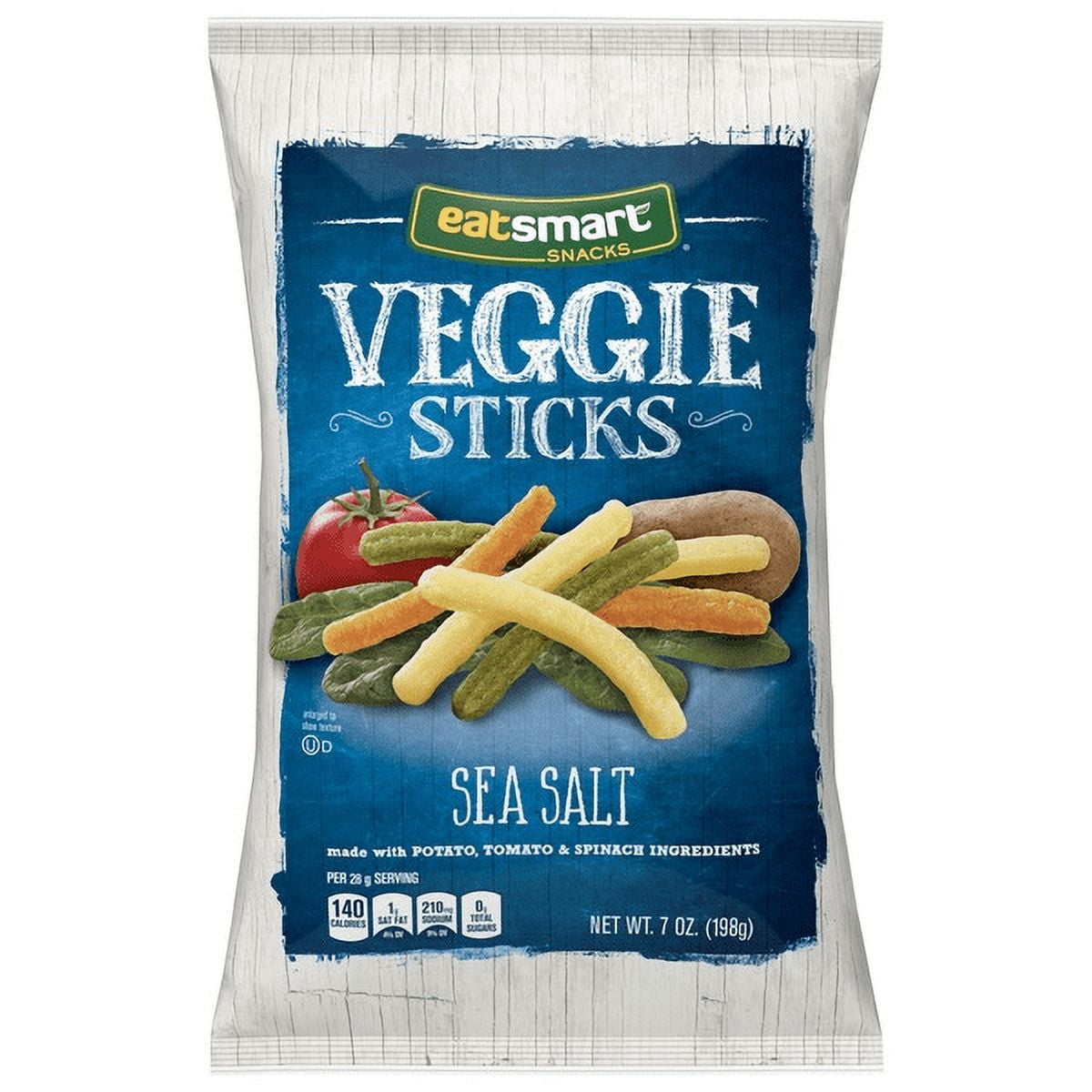 Eatsmart Veggie Crisp Prepackaged Snacks - Garden Veggie Sticks with ...