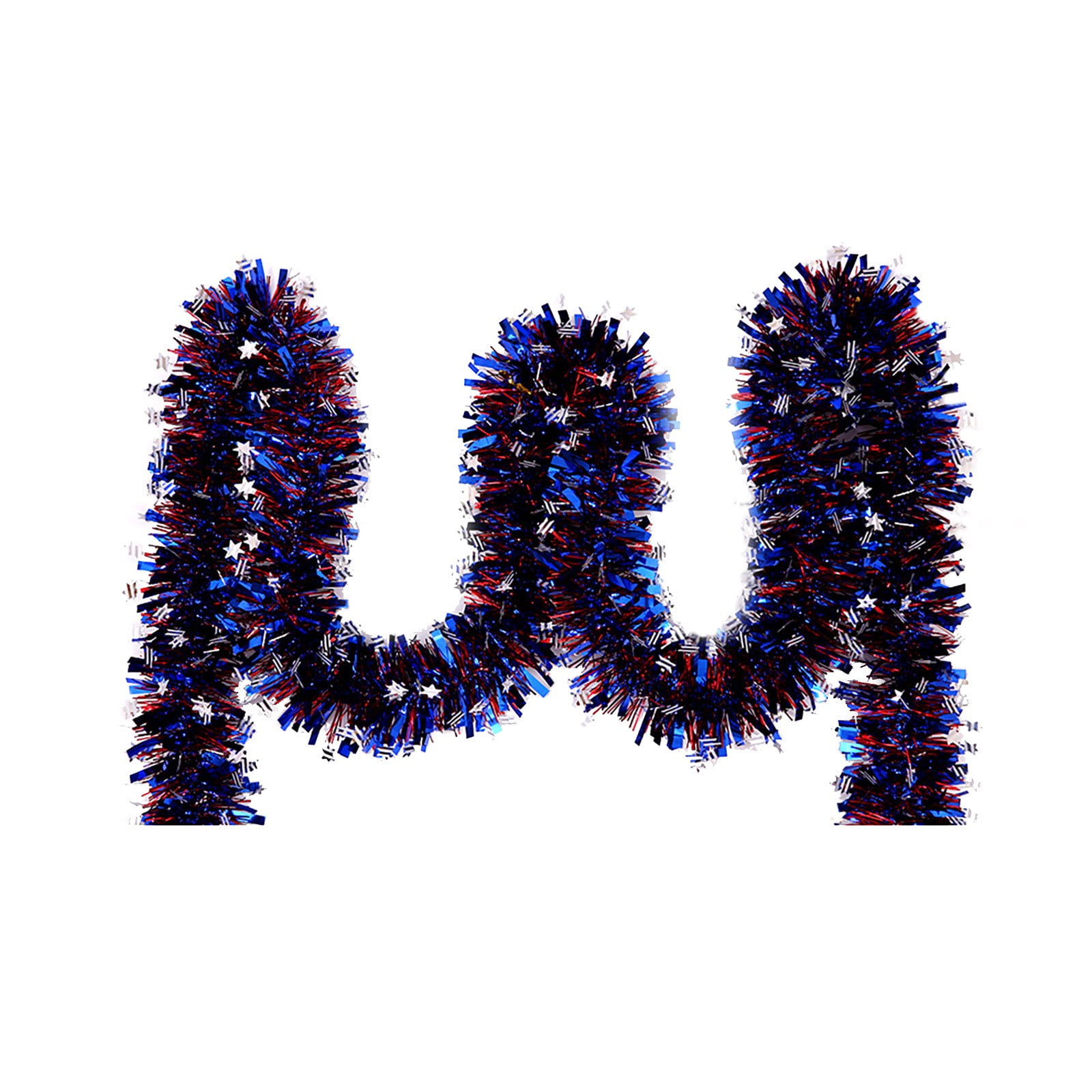 Eattic 4th July Garland Patriotic Garland: Glitter Independence Day ...