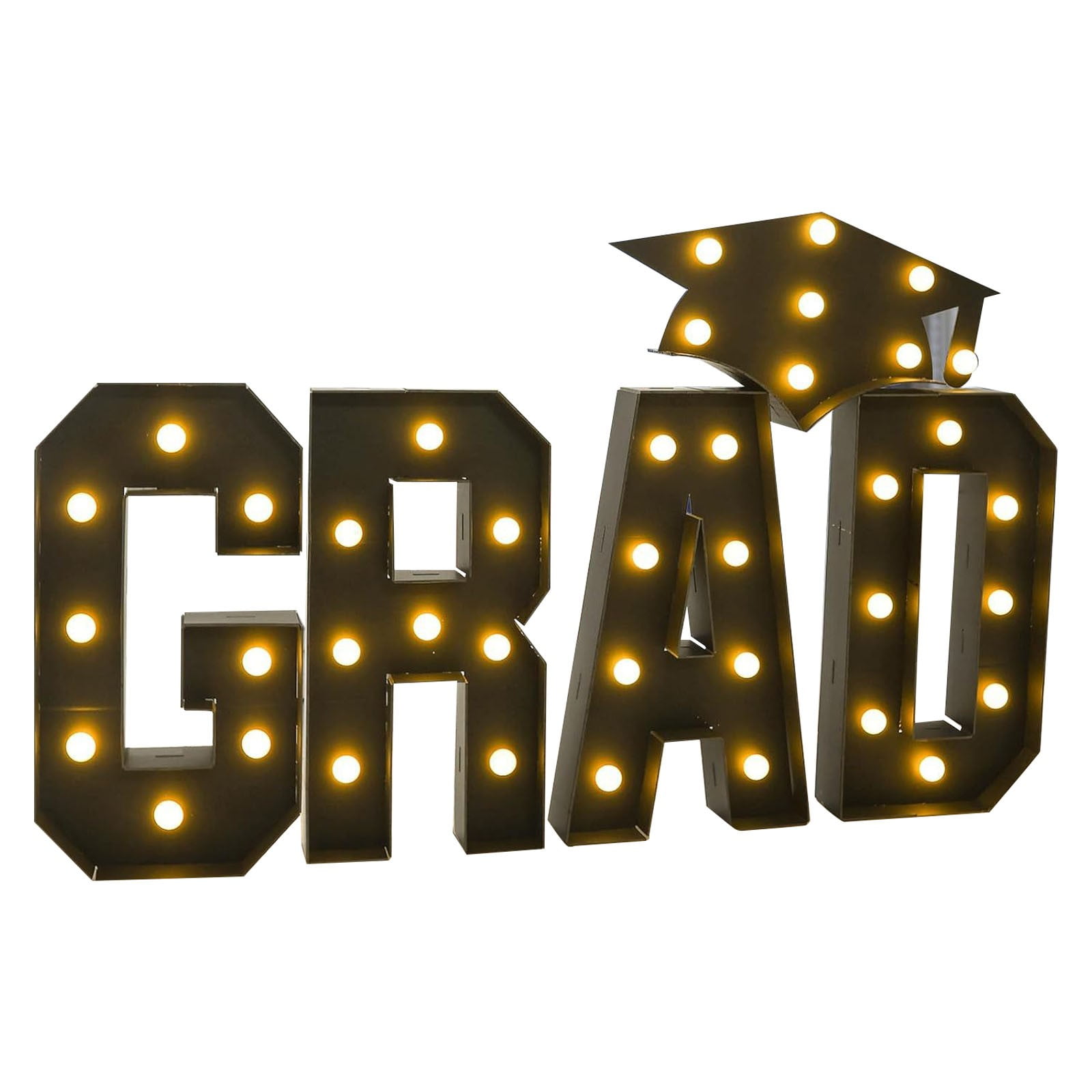 Eattic Grad Party Decorations 2025 2025 Graduation Light-Up Grad ...