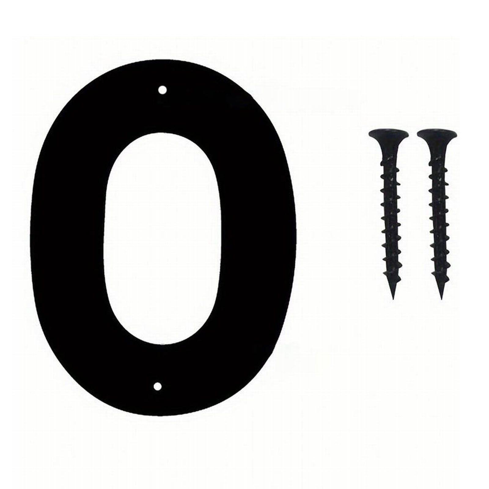 Eattic Metal Letters Modern Black Metal House Number Sign - Decorative ...