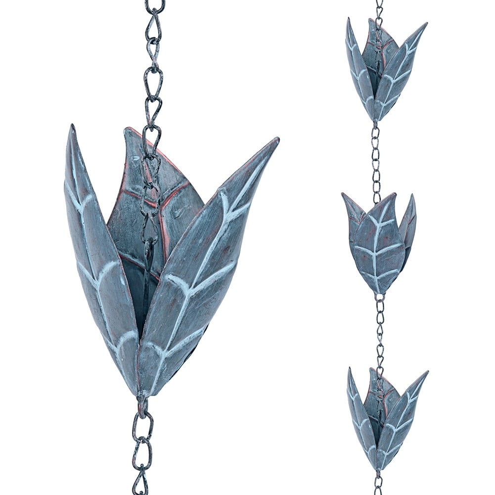 Eaves drainage rain chain - a functional and decorative drainage system ...