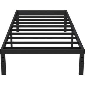 Allewie Twin Metal Platform Bed Frame with Storage, No Box Spring ...
