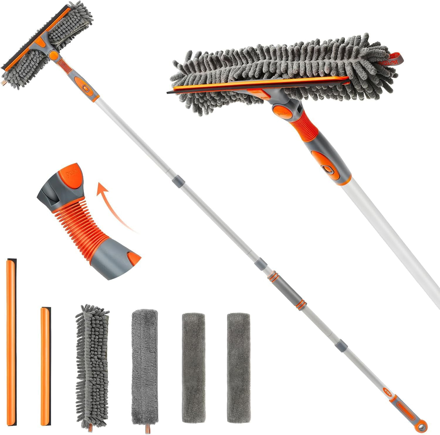 Eazer Squeegee Window Cleaner SBF3 Tool 2 in 1 Rotatable Window ...