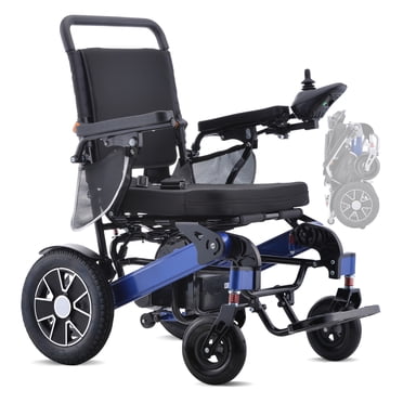 KL10 All Terrain Foldable Electric Wheelchair for Adults, Supports ...