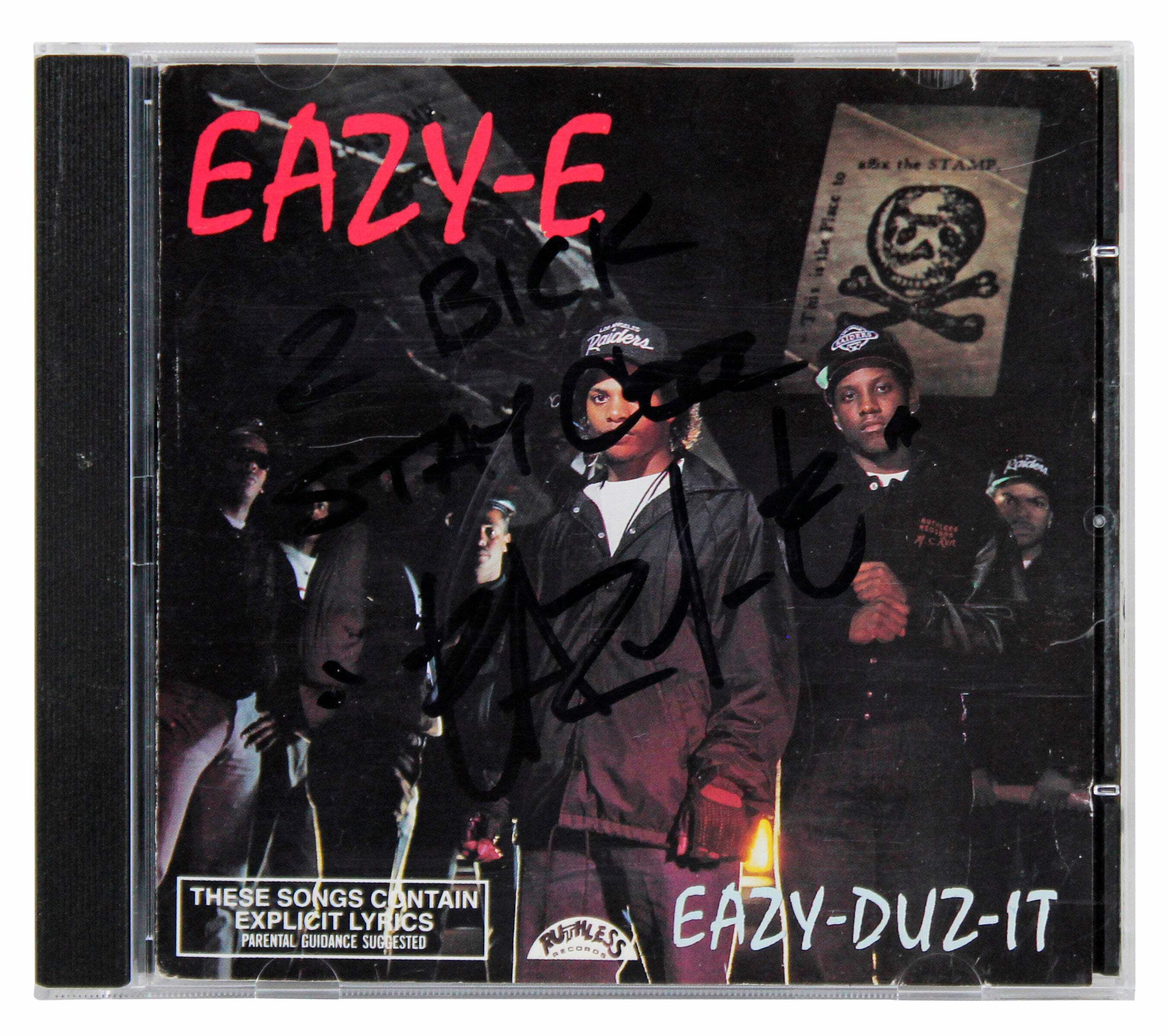 Eazy-E "2 Bick Stay Cool" Signed Eazy-Duz-It Cd Insert W/ Disk JSA #XX80870 - Walmart.com