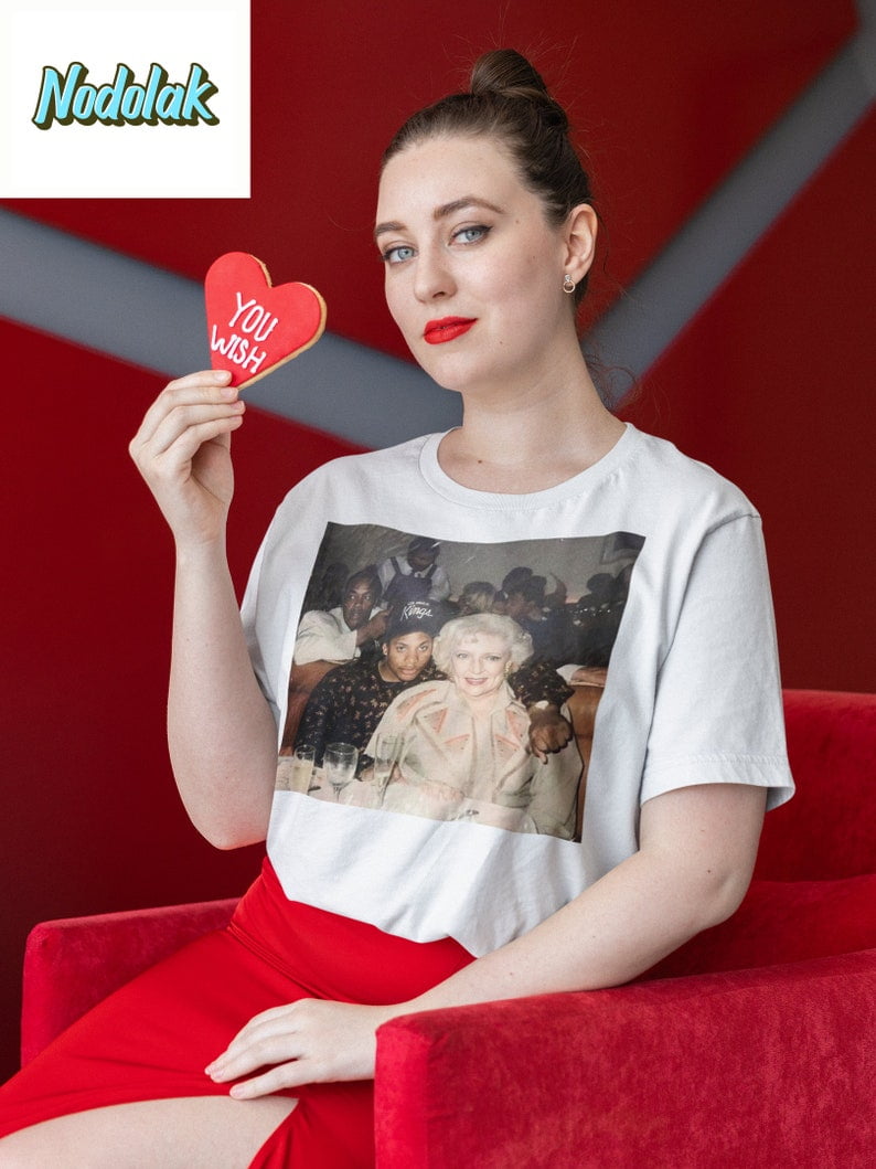 Eazy E Betty White T-Shirt, Eazy E Rapper Shirt, Eazy E Shirt, For Eazy ...