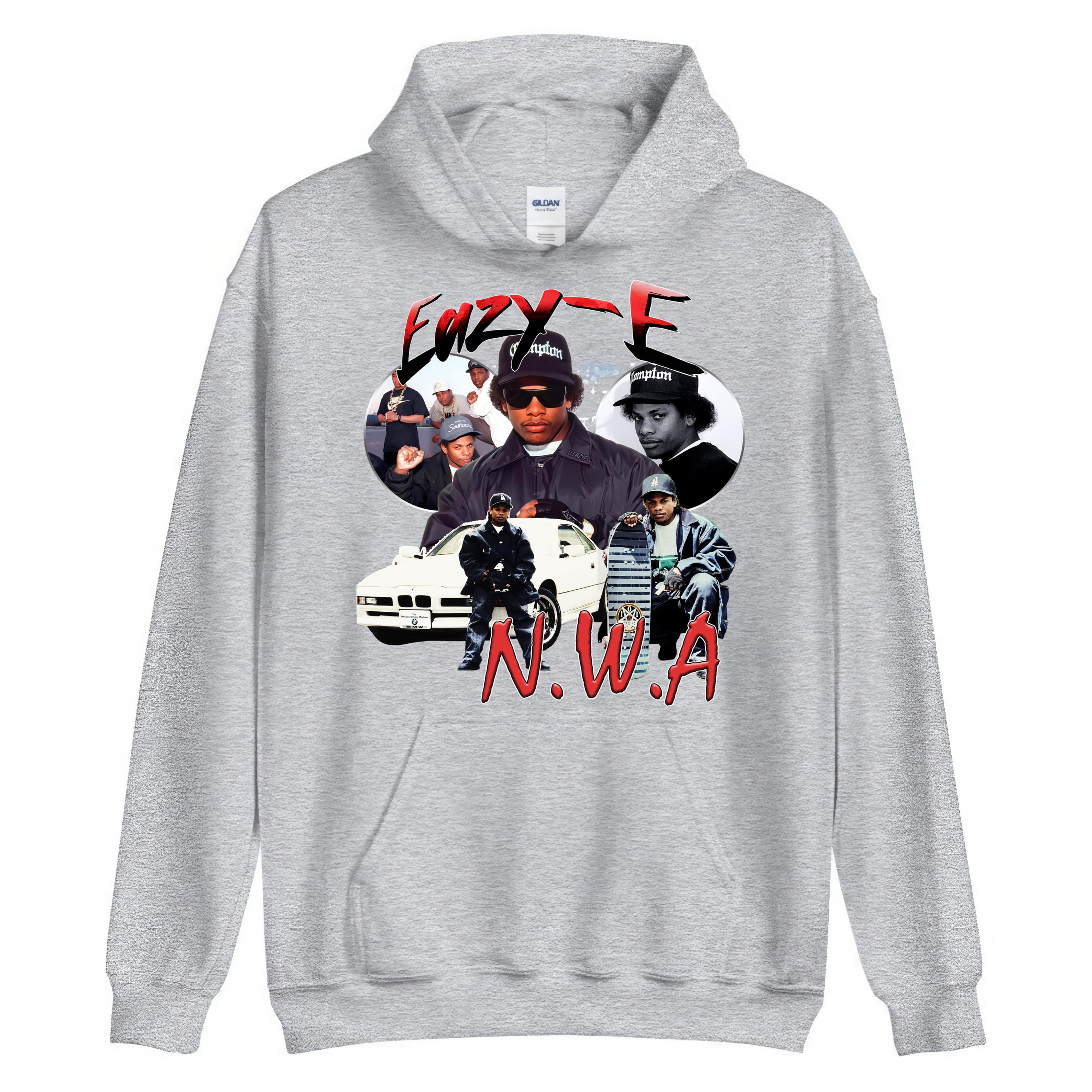 Eazy E N.W.A T Shirt, Eazy-E Shirt, Bootleg Rap Retro 90s Casual Men ...