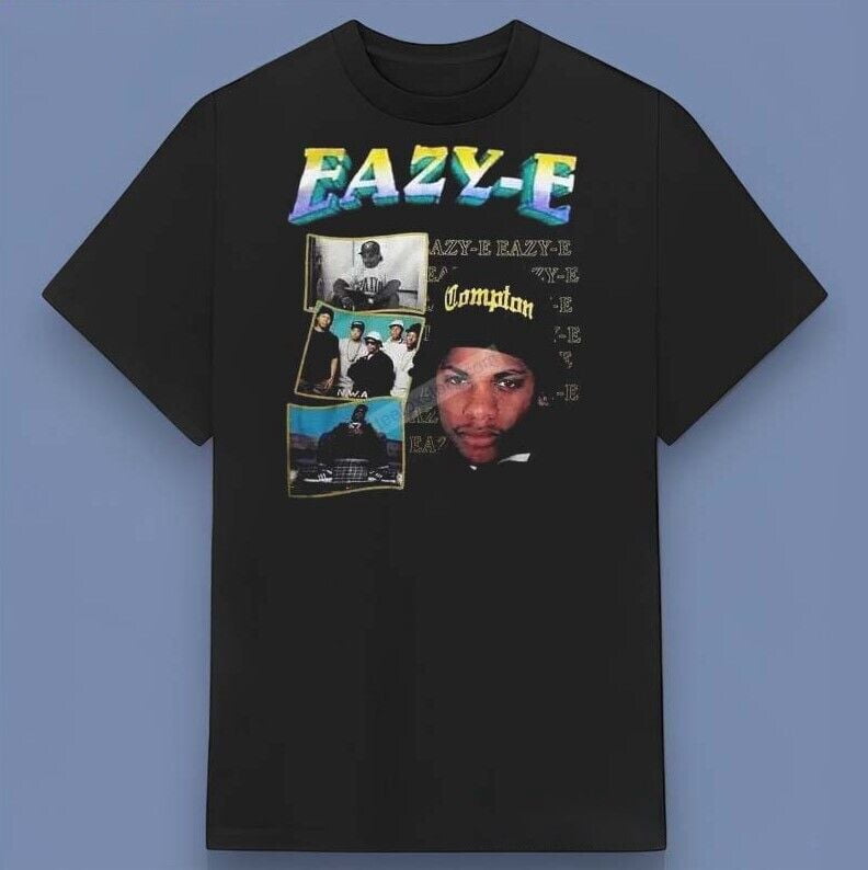 Eazy E Pose Unisex Vintage T-shirt Gift for Fans All Size S-4XL ...