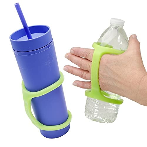 EazyHold Two Pack Sippy Cup Bottle Holder 7 1/2" - Universal Cuff ...