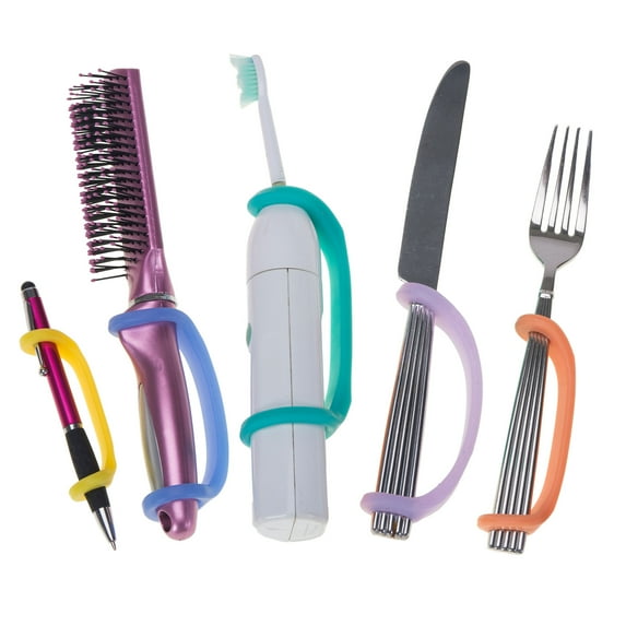 EazyHold Youth to Adult Universal Cuff (5 Pack) Eating Aids for weak ...