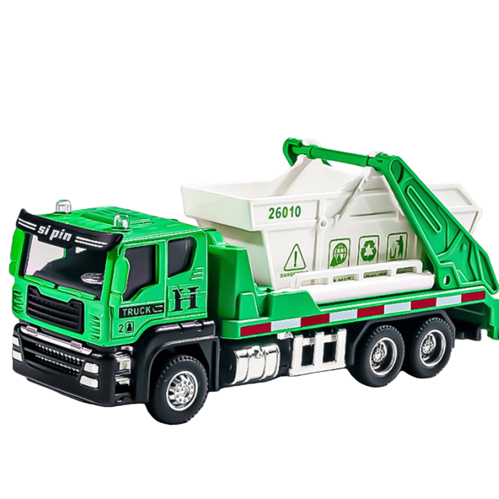 EazyTech Alloy Water Sprinkler Truck Garbage Truck Dump Truck Toys ...