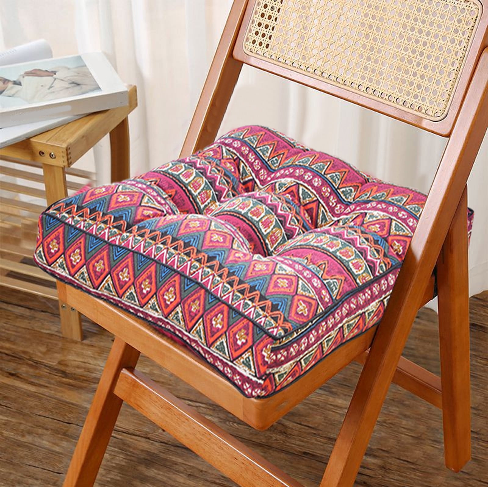 EazyTech Boho Square Floor Pillow Thick Seat Cushion for Yoga Tatami ...