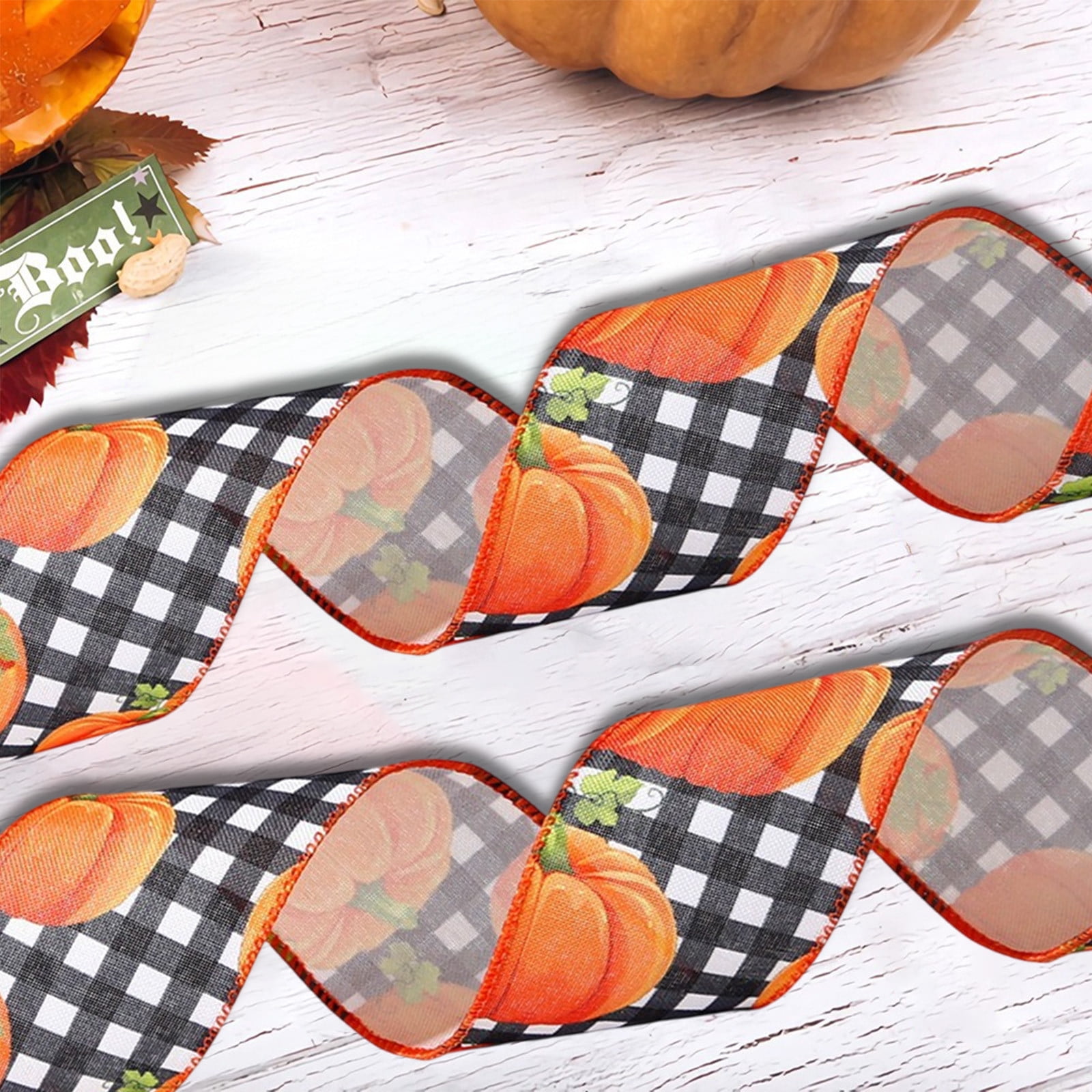 EazyTech Fall Ribbon Wired 2.5 Inch,Total 16.4 Ft, Vintage Truck ...