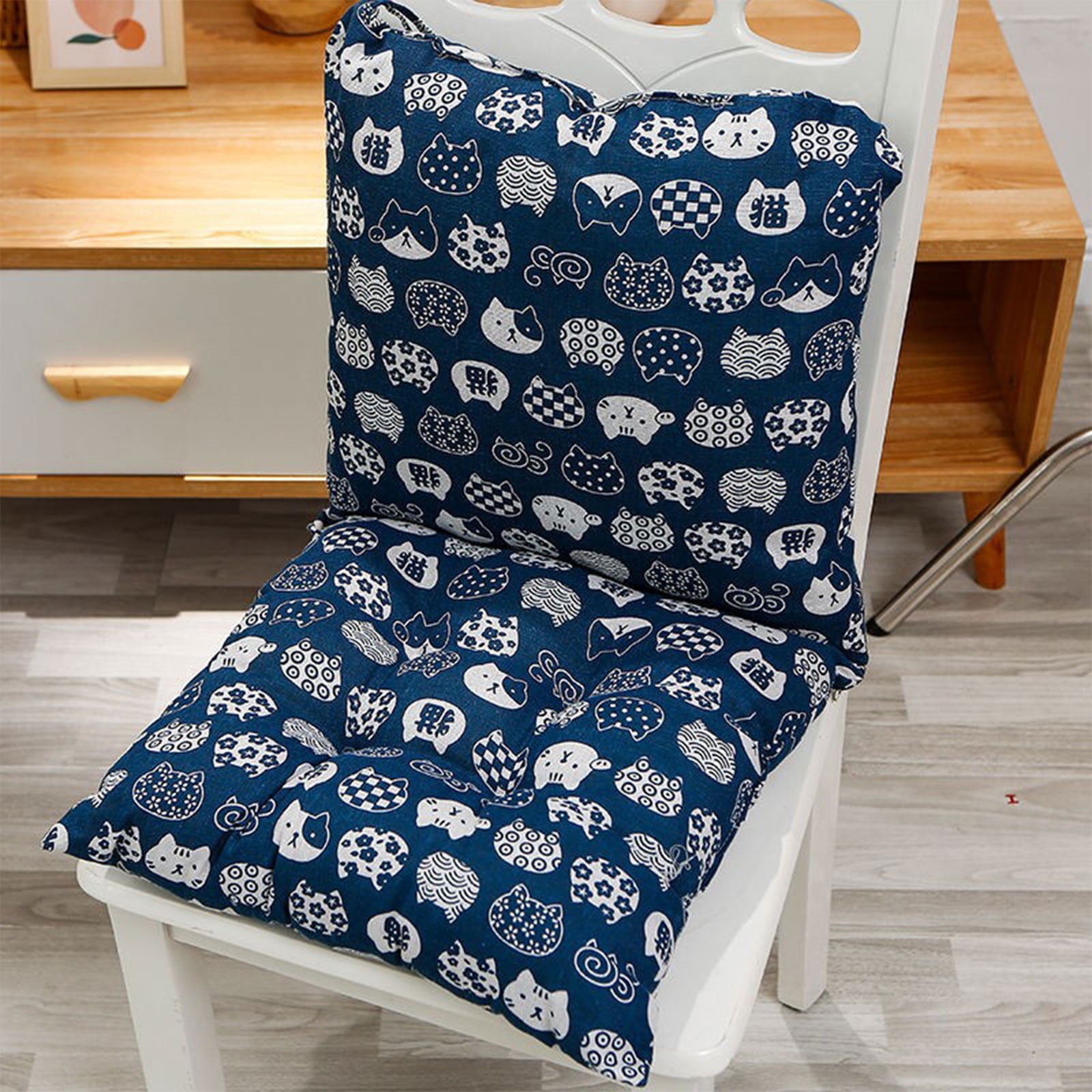 EazyTech Outdoor/Indoor Rocking Chair Cushion for Patio Garden Office ...