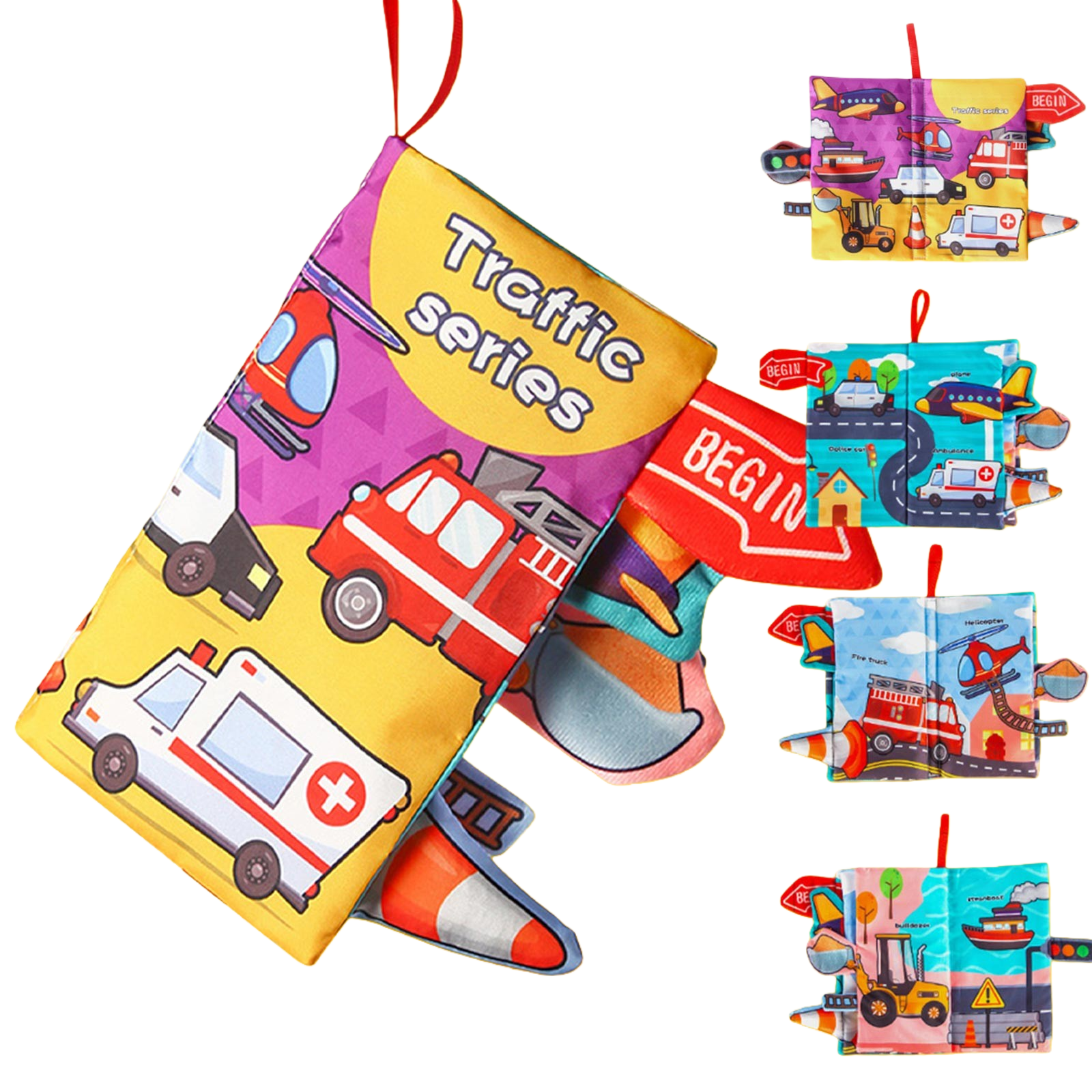 EazyTech Sensory Busy Book Toy for Babie 0-3-6-12-18 Months, Tear ...
