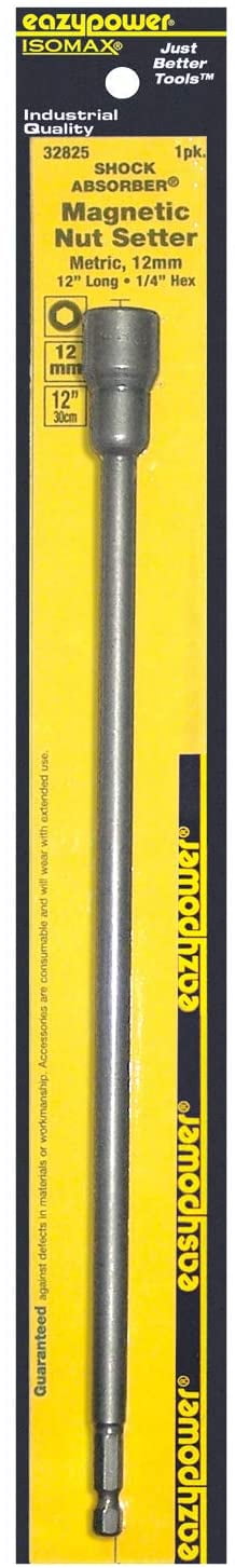 Eazypower 12mm 12 in. Magnetic Nut Setter 1/4 in. Hex Power Groove, 1 ...