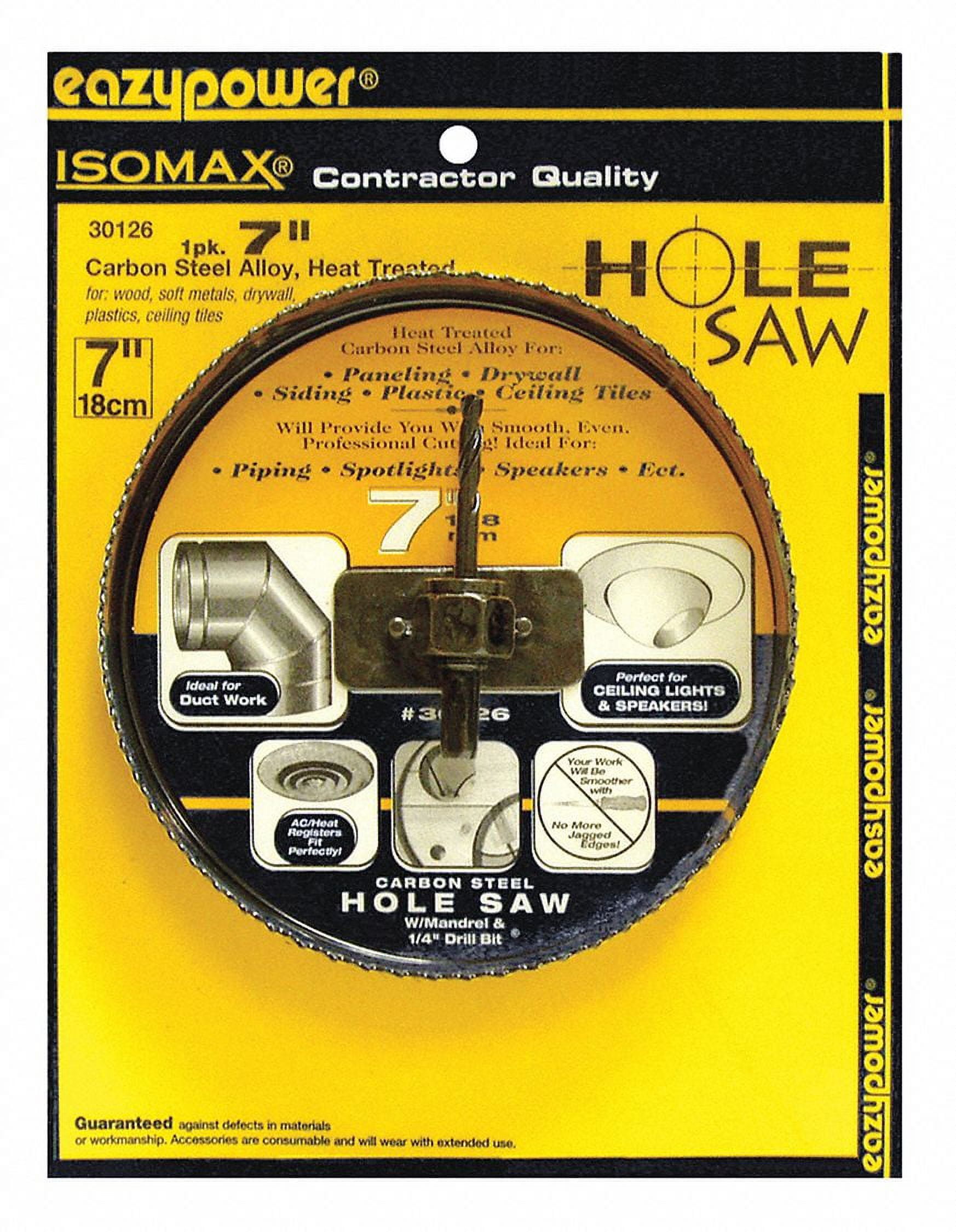 Eazypower 7" Hole Saw Set - Walmart.com