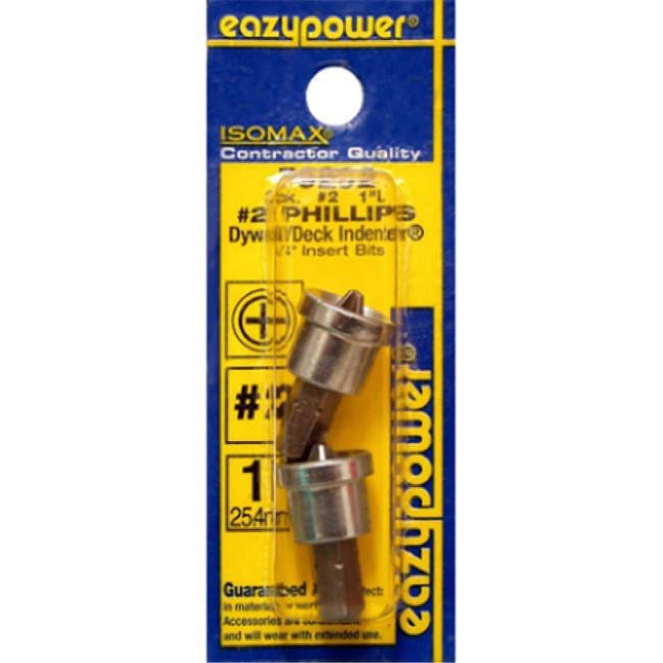 Eazypower 79292 No. 2 Phillips Drywall Screw Setters Insert Bit - Pack ...