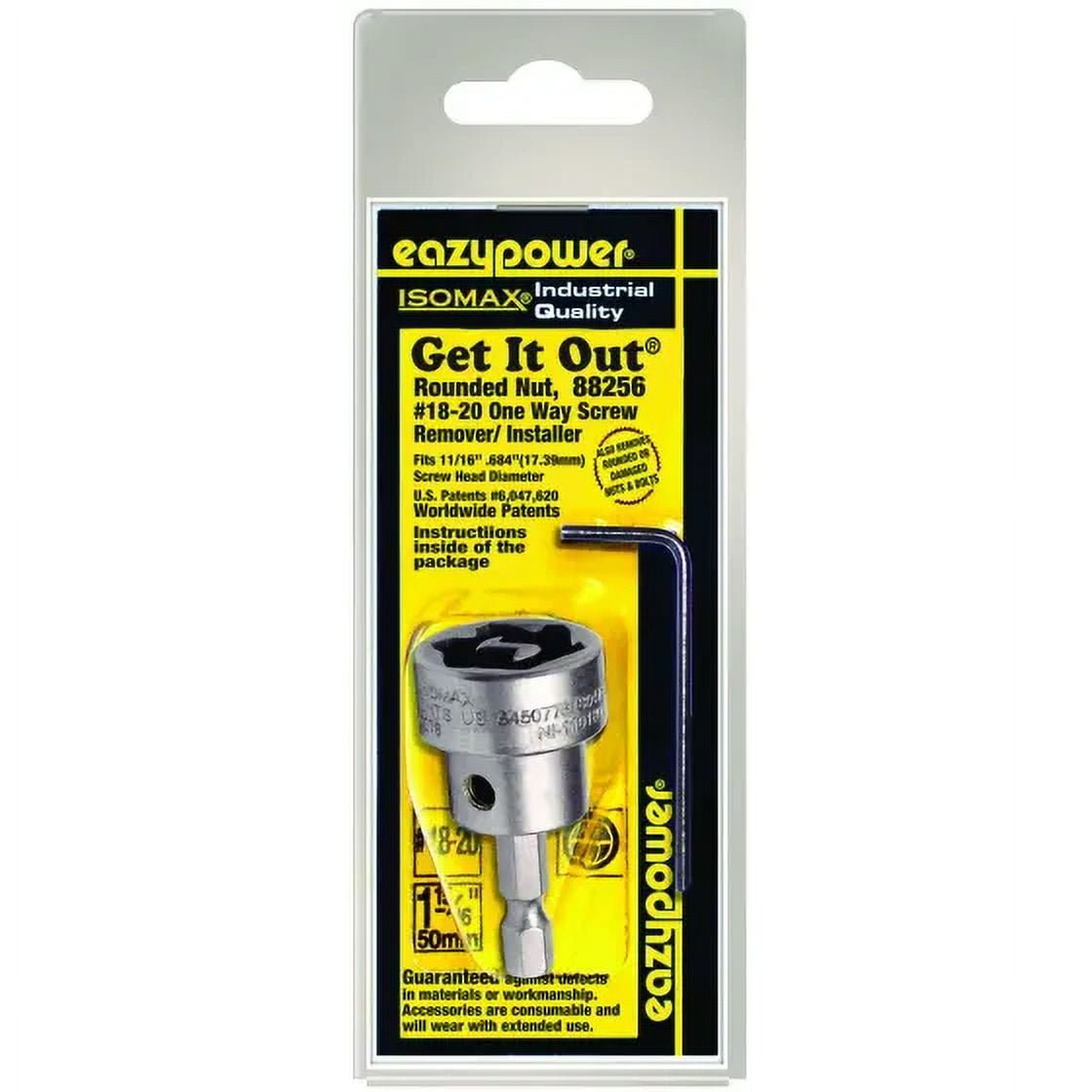 Eazypower 88256 Insert Bit #18 1-Way Screw Remover, Each - Walmart.com