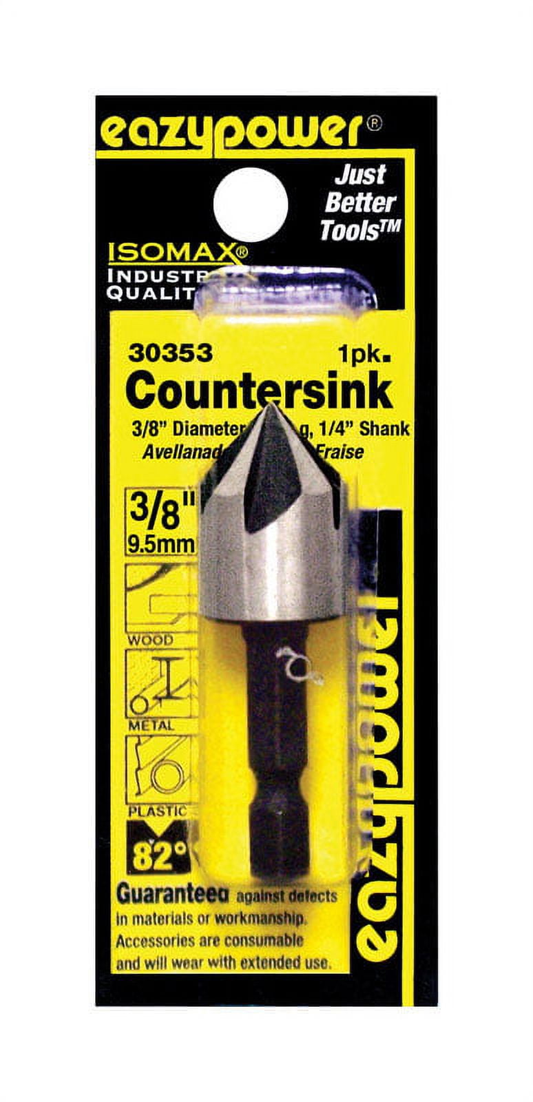 Eazypower Isomax 3/8 in. X 3/8 inch D Tool Steel Countersink ...