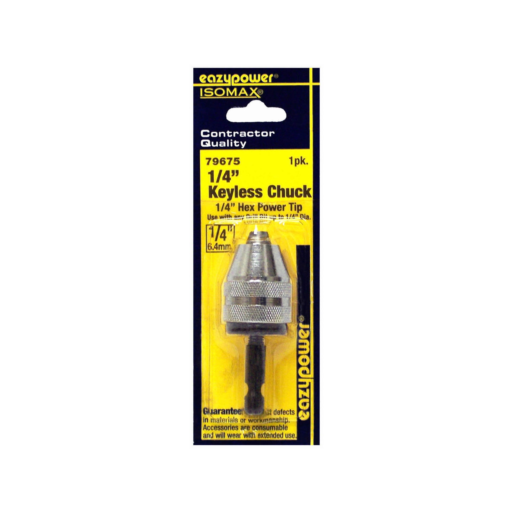 Eazypower Keyless Chuck 1/4in, 1pk - Walmart.com