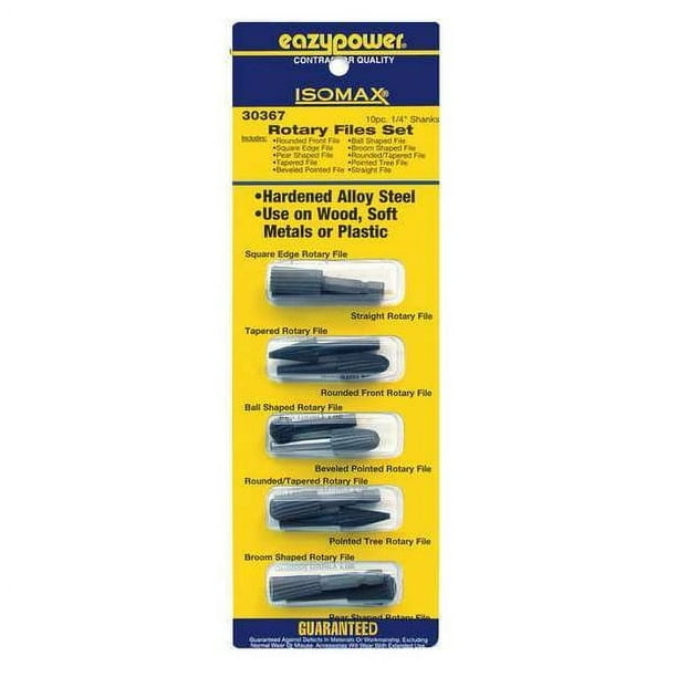 Manufacturer Varies Rotary File Set,1/4" Shank Dia 30367 - Walmart ...