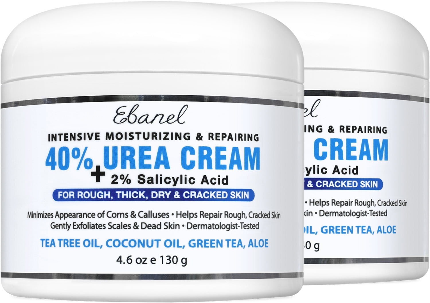 Ebanel 40% Urea Cream Plus 2% Salicylic Acid Callus Remover Foot Cream ...