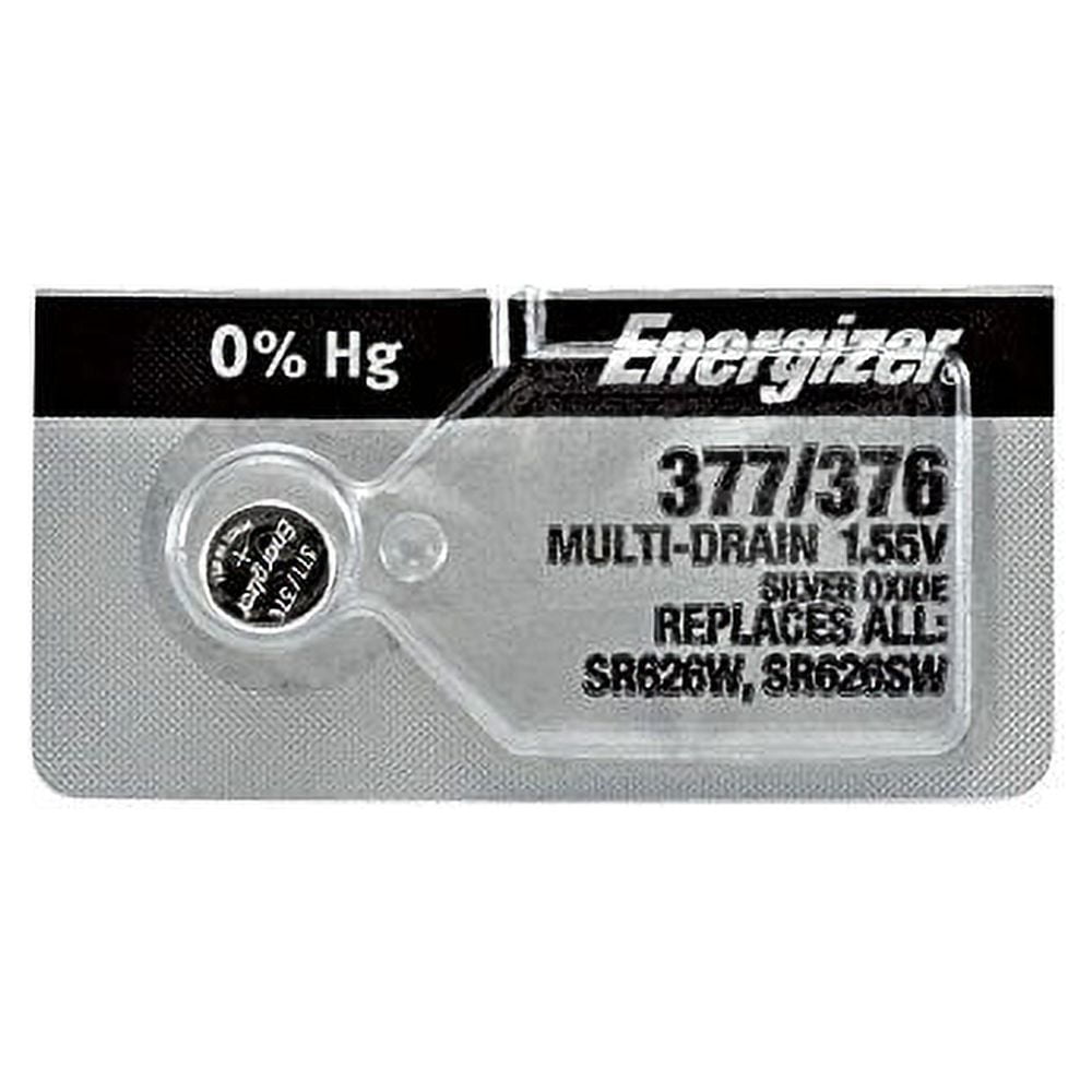 Ebat Energizer 377-376 Ea 0% Mercury Watch Battery - Walmart.com