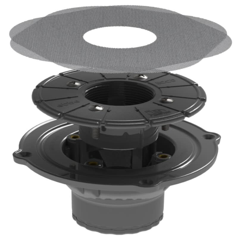 Ebbe America Eccd-Abs Ebbe Rough-In Abs Clamp Collar Drain - Walmart.com