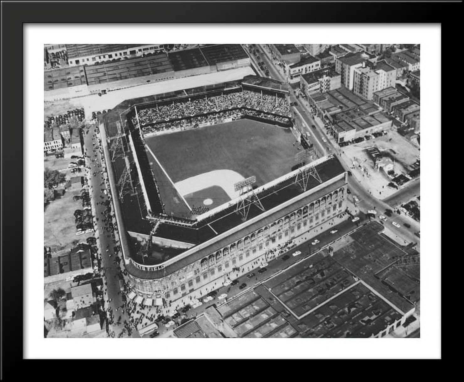 Ebbets Field 34x28 Large Black Wood Framed Print Art - Home of the ...